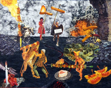 Scissors, Paper, Cloth: Collages by Amy Edgington | University of ...